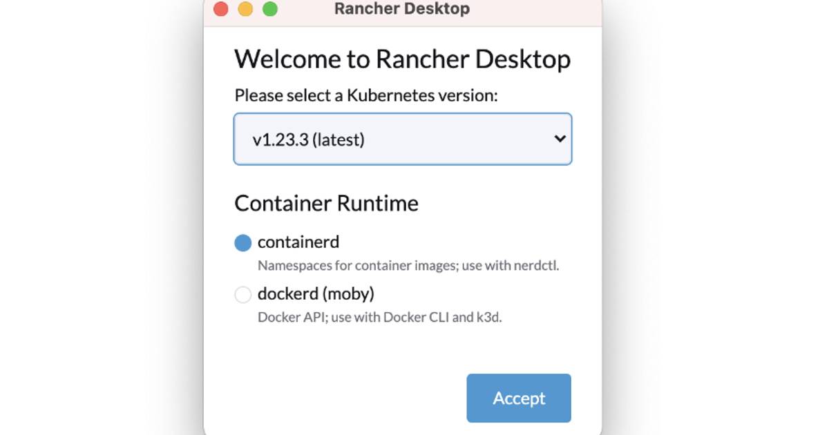 Déploiement de container facilement avec Rancher Desktop